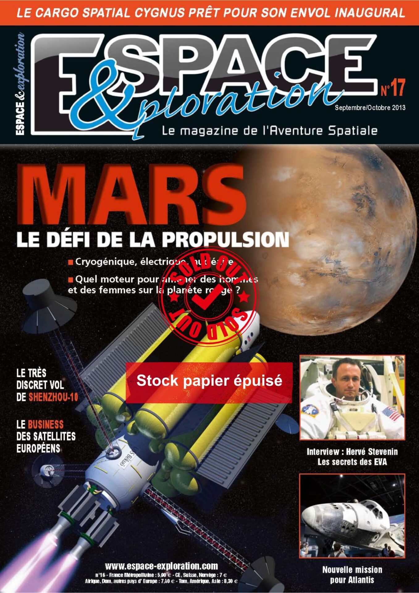Espace & Exploration n°17 - format papier - stock épuisé - Espace et Exploration